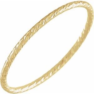 14k solid gold Stacking rings – Eva's Elements